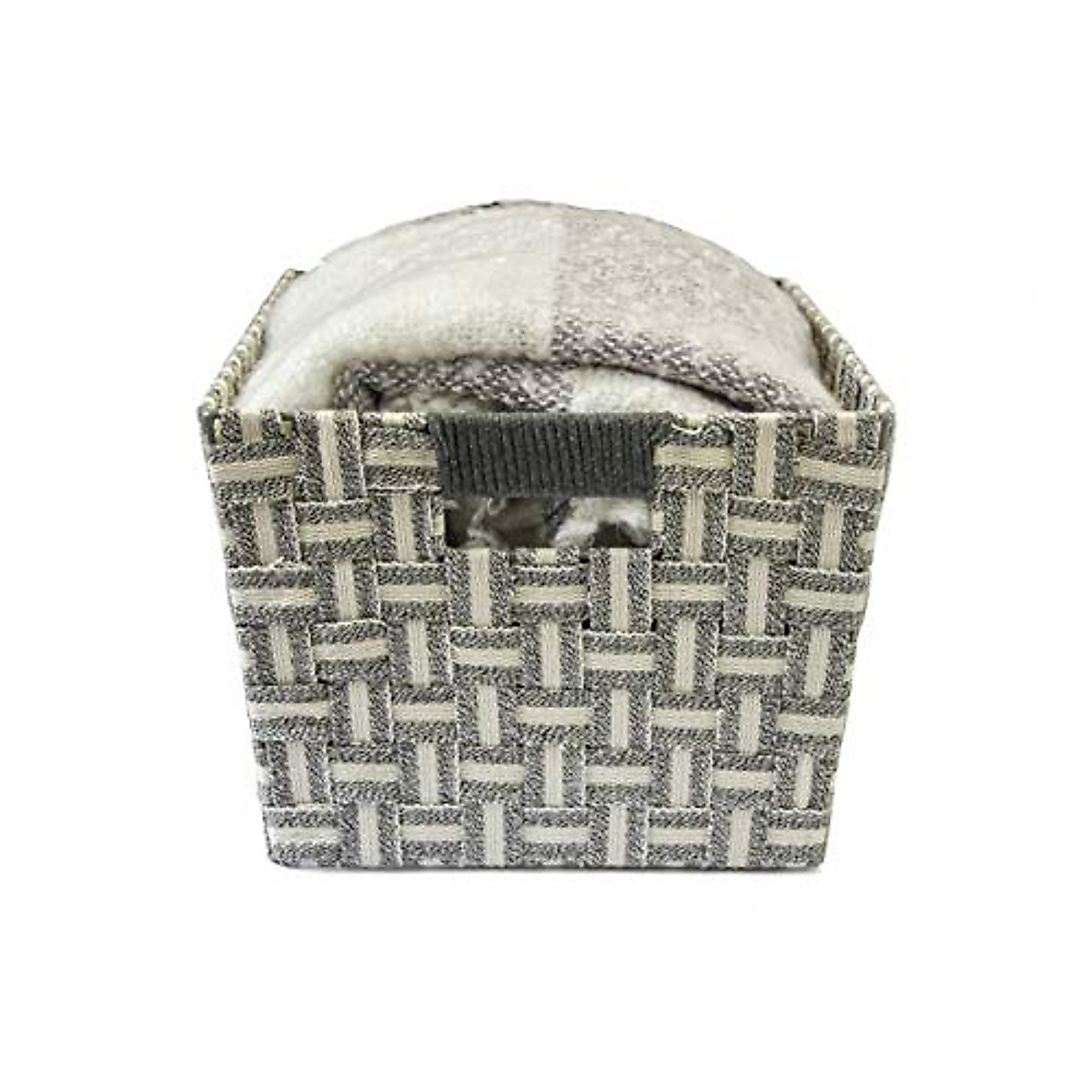 OneDesign Home: Set of 3 Woven Storage Basket - S/M/L (White)
