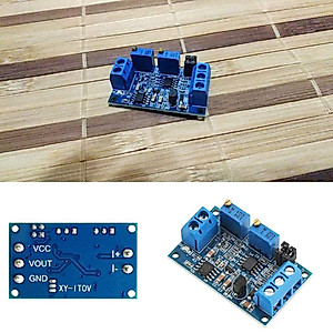 Acxico 4Pcs Current to Voltage Converter Module 0/4-20mA to 0-3.3V 0-5V 0-10V Voltage Transmitter Signal Conversion Conditioning Board