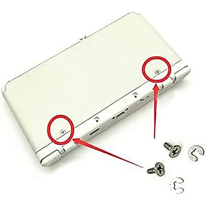 JMXLDS Replacement Parts Battery Back Cover Screws Bolt Washer for New 3DS New 3DS XL LL Console