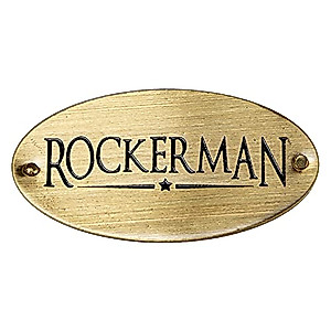 Rockerman 5in Outdoor Porch Swing (Dark Walnut) 29H*72W*28 D inch