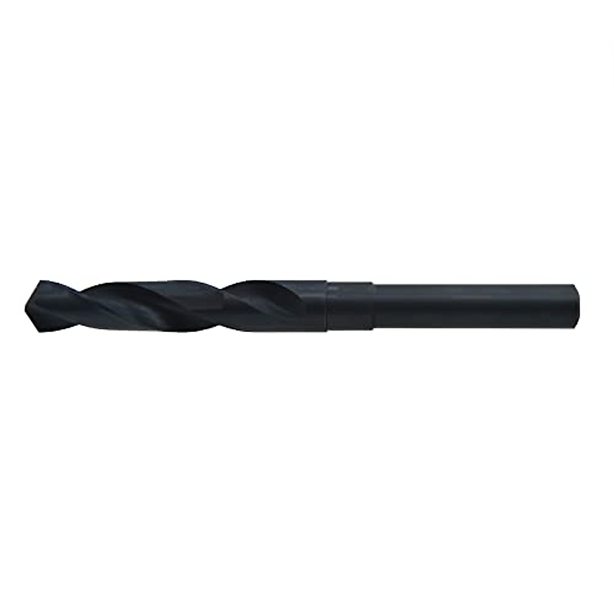 MAXTOOL 37/64" Silver and Deming Drill Bits HSS M2 S & D Drill Bits Prentice Twist Drills Black Oxide 1/2" Reduced Shank 6" OAL; SD02B00R037