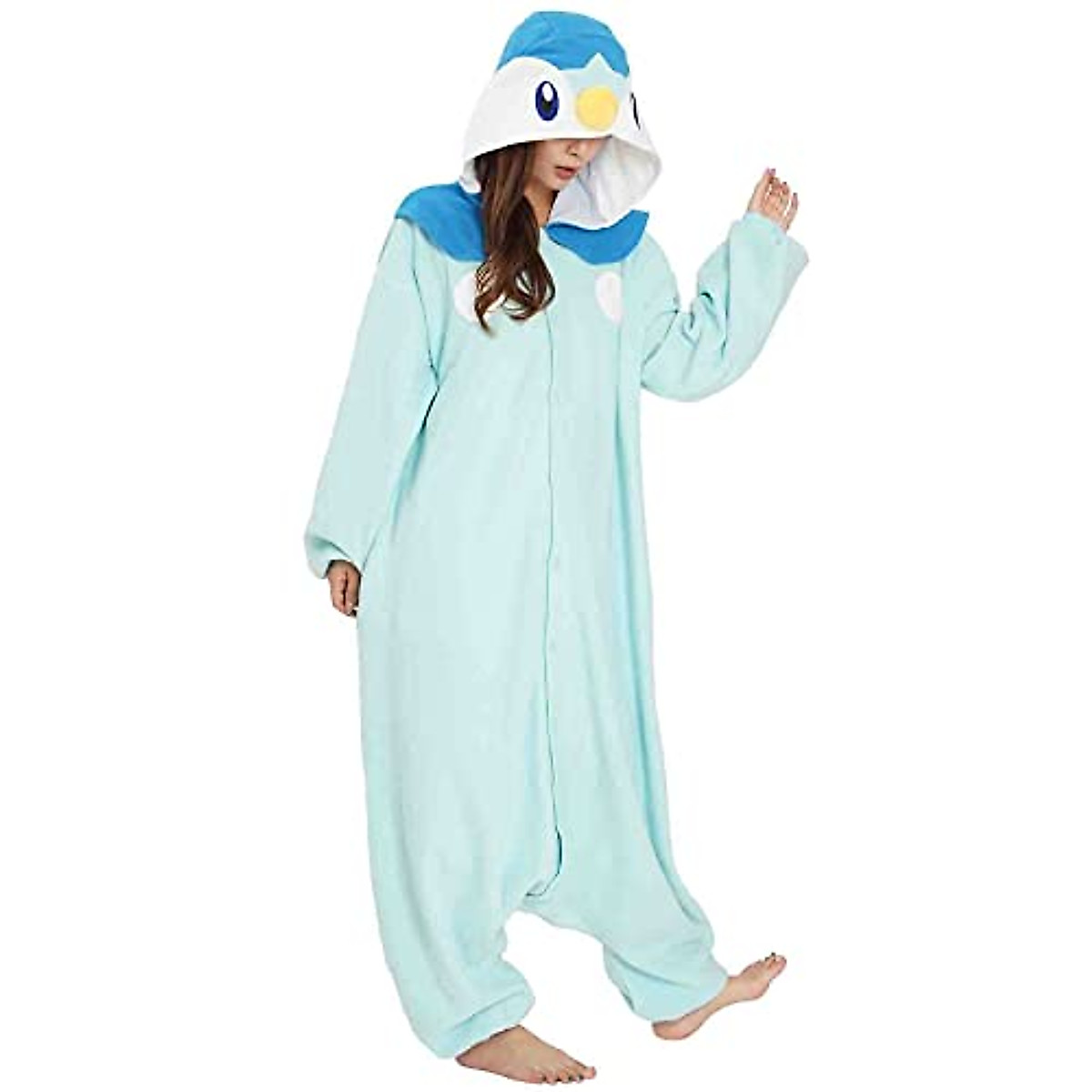 SAZAC Kigurumi - Pokemon - Piplup - Onesie Jumpsuit Halloween Costume