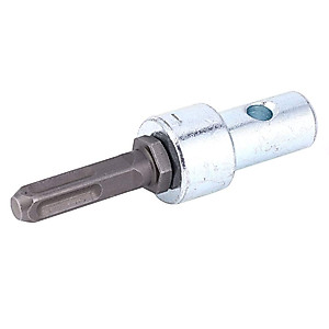 Power Drill Adapter, Square 4 Pits Drill Bit Adapter Earth Auger Adapter Fits Drive Hammer Drill for Electric Hammer to Earth Auger Connector Tool