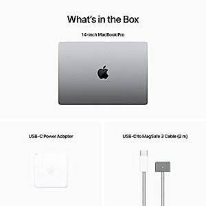 Apple MacBook Pro 14.2" with Liquid Retina XDR Display, M2 Max Chip with 12-Core CPU and 30-Core GPU, 64GB Memory, 1TB SSD, 96W USB-C Power Adapter, Space Gray , Early 2023