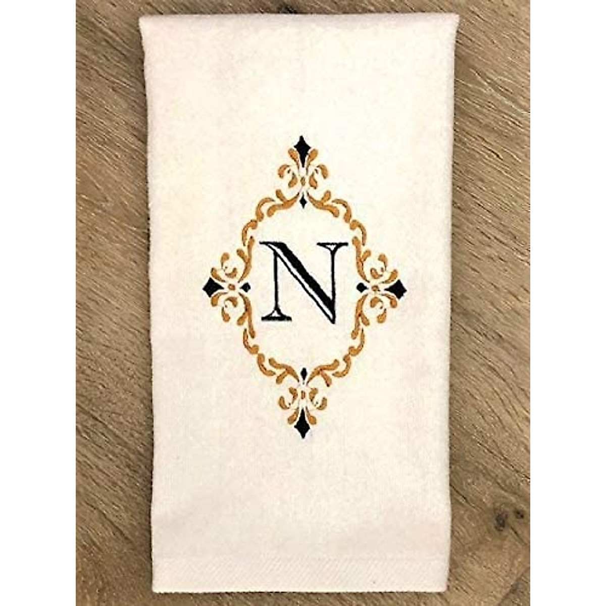 Monogram Hand Towel, Fleur De Lis,Scroll, Customized