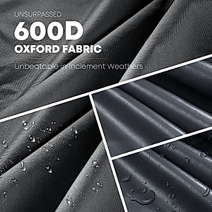 PatioGem Generator Covers Heavy Duty Waterproof, 32”Lx24”Wx24”H Portable Generator Cover, Fit for DuroMax, Westinghouse, Champion, Predator, Honda Portable Generators of 5000-10000 Watt