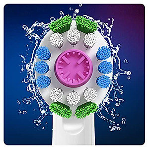 Braun Oral-B 4210201329428 3DWhite Toothbrush Heads with Cleanmaximiser Bristles for Brightening Cleaning in Letterbox Packaging Pack of 8