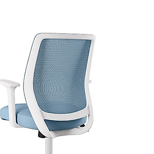 Union & Scale Essentials Ergonomic Fabric Swivel Task Chair, Seafoam (UN60409)