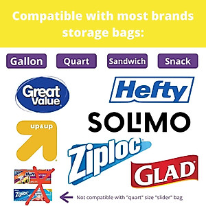 Premium Thick Solid Bamboo Storage Bag Organizer, Organizadores De Cocina, Food Baggie Dispenser for Kitchen Drawer Compatible with Most Brand (4 Piece Set)