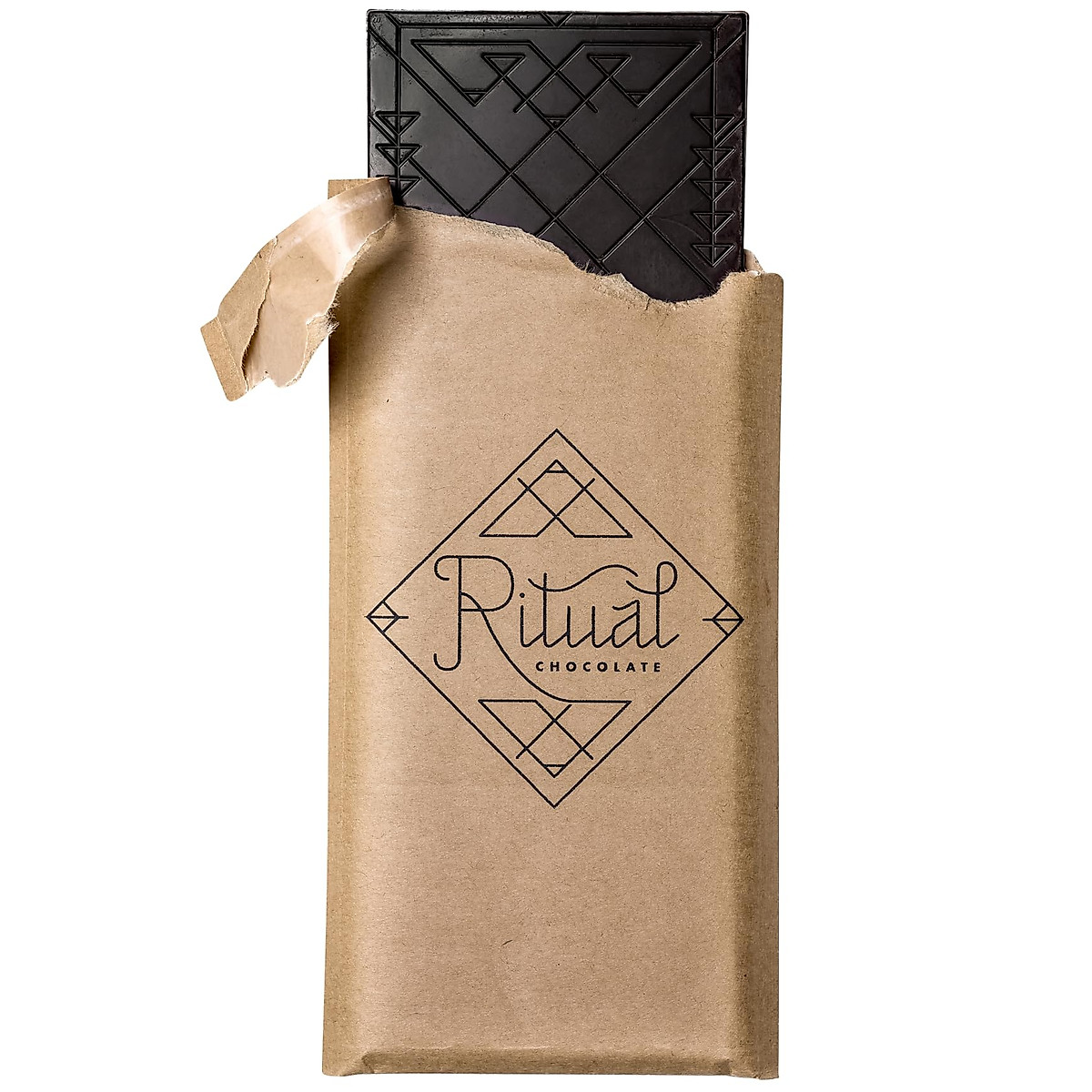 Ritual Dark Chocolate Bar, Peru 75% Cacao, Notes of Peanuts, Marshmallow & Apricot, 2.12 oz