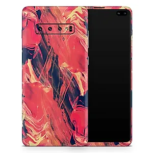 DesignSkinz Liquid Abstract Paint Remix V92 Protective Vinyl Decal Wrap Skin Cover Compatible with The Samsung Galaxy S20 (Screen Trim & Back Glass Skin)