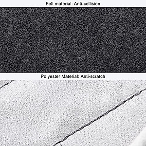 HOMIEE Laptop Sleeve Bag Compatible with MacBook Air/Pro, 13-13.3 inch Notebook, Compatible with MacBook Pro 14 inch 2023-2021 A2779 M2 A2442 M1, Felt Bag with Pocket and Small Case