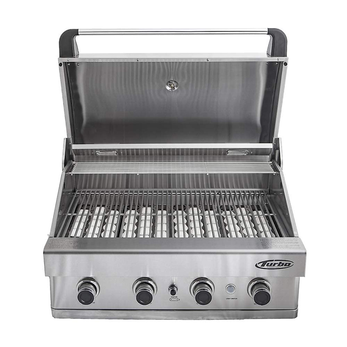 Barbeques Galore Turbo 32-inch 4-Burner Built-in BBQ Gas Grill - Natural Gas - BTH3221NG