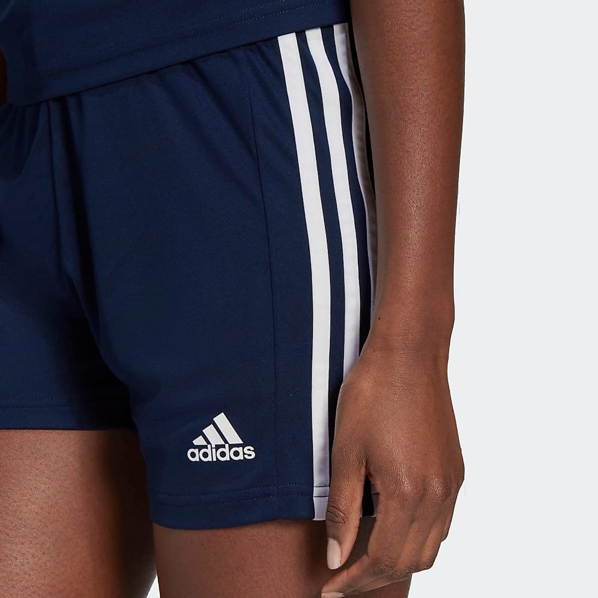 adidas Women's Squadra 21 Shorts, Team Navy Blue/White, Medium