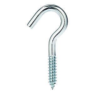 Hampton Small Zinc-Plated Silver Steel 4.25 in. L Clothesline Hook 300 lb. 3 pk