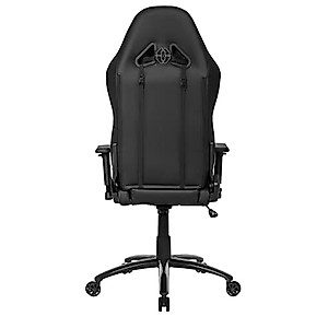 AKRacing Core Series SX Gaming Chair with High Backrest, Recliner, Swivel, Tilt, Rocker and Seat Height Adjustment Mechanisms with 5/10 Warranty - Black