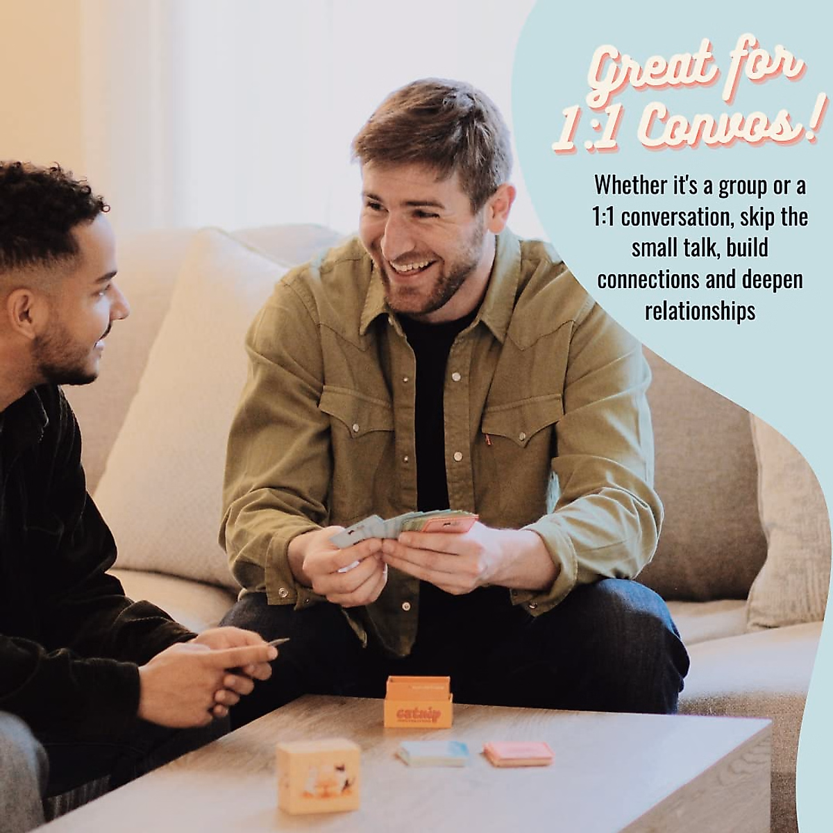 Catnip Conversations Cards - Artfully Designed to Inspire Meaningful Conversations