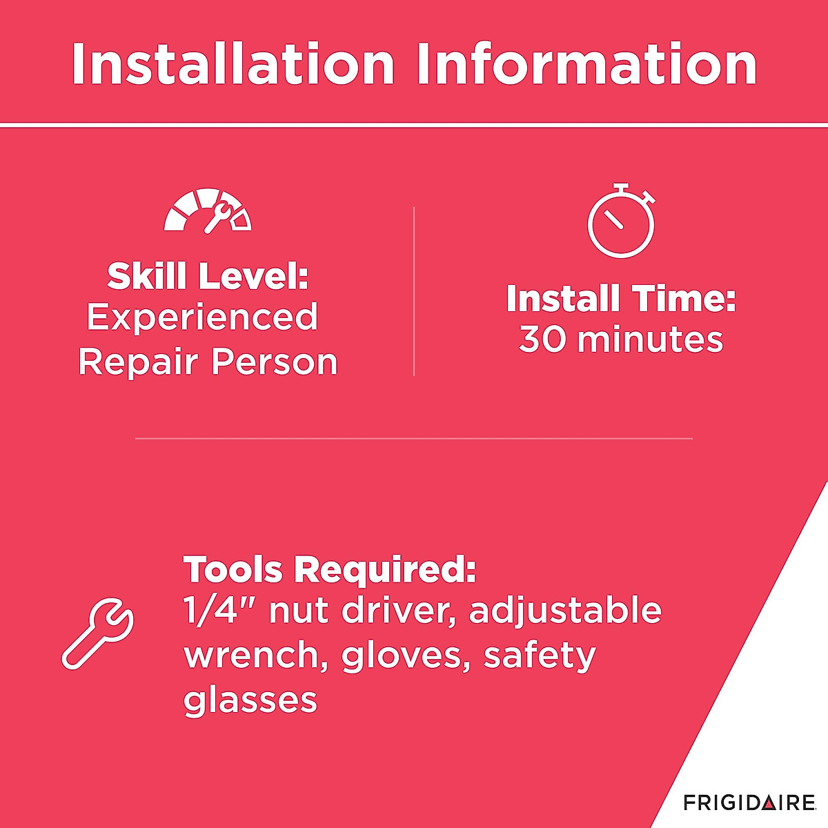 Frigidaire IM116000 Ice Maker Assembly Kit for Refrigerators, White