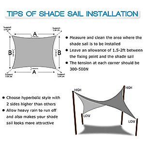 Amagenix Sun Shade Sails Canopy, Rust Red Curved Rectangle Outdoor Shade Canopy 12'X16' Breathable 95% UV Block Canopy for Outdoor Patio Garden Backyard (We Make Custom Size)