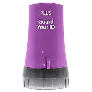 Guard Your ID Advanced Security Roller 2.0 for Identity Theft Prevention Stamping Purple