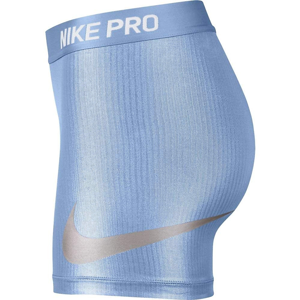 Nike Women's Pro 3" Rise Pack Short (Royal Tint, X-Large)