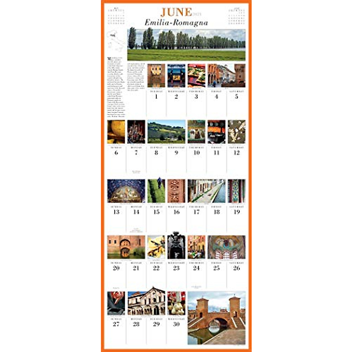 365 Days in Italy Picture-A-Day Wall Calendar 2021