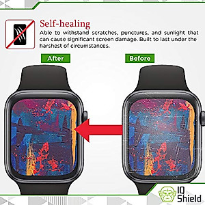 IQ Shield Matte Screen Protector Compatible with Apple Watch SE (40mm)(6-Pack) Anti-Glare Anti-Bubble Film