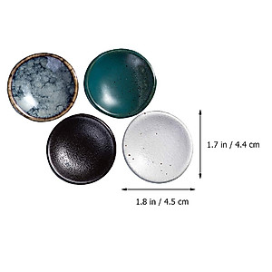 Amosfun Dining Table Decor 7Pcs Chopsticks Rest Rack Japanese Chopstick Holder Knife Fork Holder Ceramic Chopsticks Rest Stand for Chopsticks Forks Spoons Knives Paint Brushes Condiment Spoons