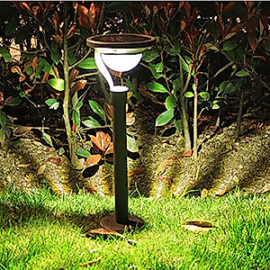 Kangl Solar Energy Saving Lamp Super Bright Lawn Street Light,Waterproof Home Garden Villa Courtyard LED Landscape Fixtures,for Trees Christmas Wedding Party Decor (Warm White)