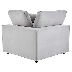 Modway Commix Down-Filled Overstuffed Performance Velvet 3-Seater Sofa
