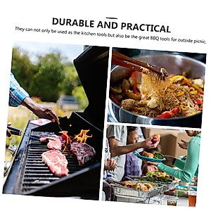 5 Sets Barbecue Tool Set Grill Utensils for Outdoor Grill Bbq Grill Accessories Grilling Tools Outdoor Grill Sticks Multi-function Grill Clip Barbecue Accessories Grilling Utensils