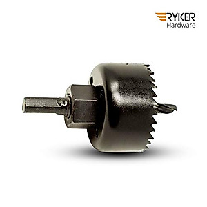 10-Piece Hole Saw Kit for Wood | Durable Carbon Steel Power Drill Hole Cutter with High Precision Cutting Teeth – Woodworking HCS Hole Saw Kit for Wood, PVC, Plastic, Drywall