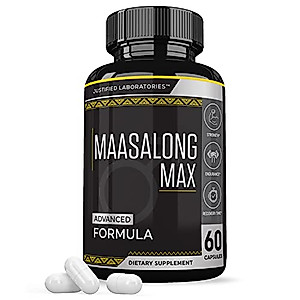 Maasalong Max 1600MG All Natural Advanced Men's Health Masalong Formula 60 Capsules