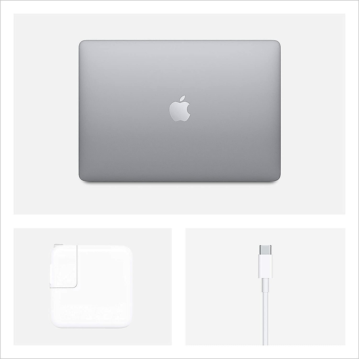 Early 2020 Apple MacBook Air with 1.1GHz Intel Core i3 (13 inch, 8GB RAM, 128GB SSD) Space Gray (Renewed)