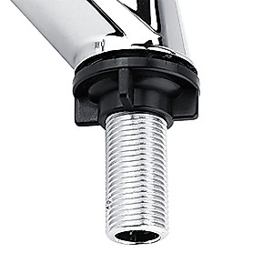 Water Tap One Tube Bathroom Faucet, Bathroom Sink Faucet Centerset with Drain Assembly, ABS Plastic Single Cold Faucet Water Tap Bathroom Basin Kitchen Sink Accessories(Fish Tail G1/2)