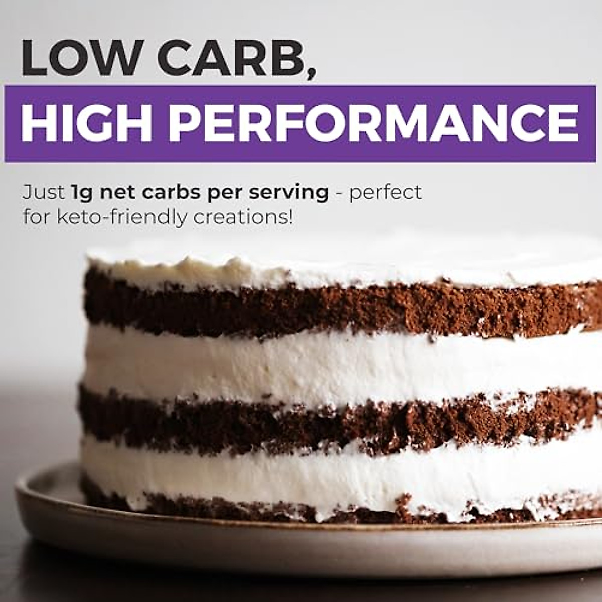 Lupin Flour (1 lb) Low-Carb Flour, 1g Net Carbs Per Serving, Improve Keto-Friendly Baked Goods, High in Protein and Fiber, Keto, Gluten-Free, Non-GMO Sourced