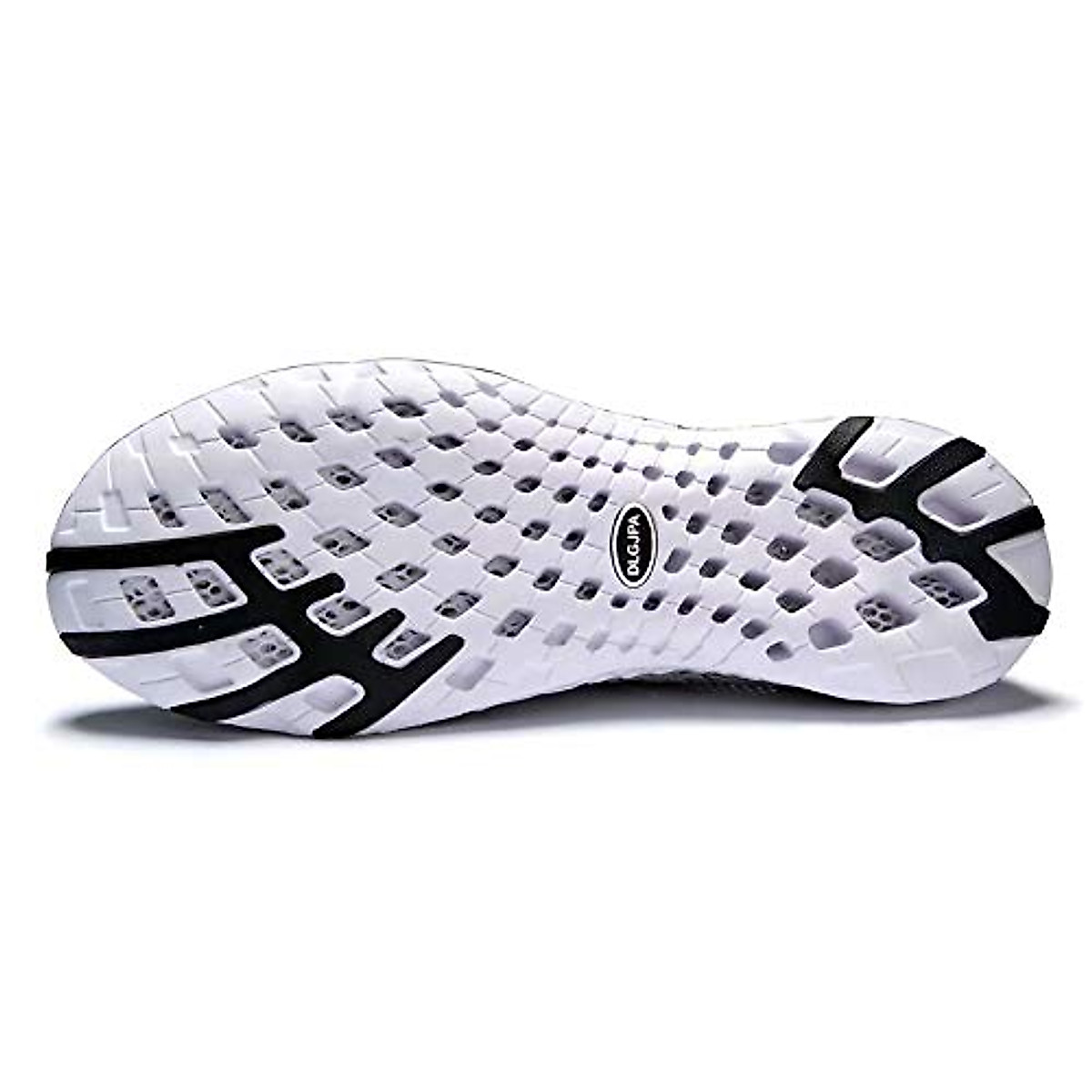 DLGJPA Men's Quick Drying Water Shoes for Beach or Water Sports Lightweight Slip On Walking Shoes LightGray 9.5