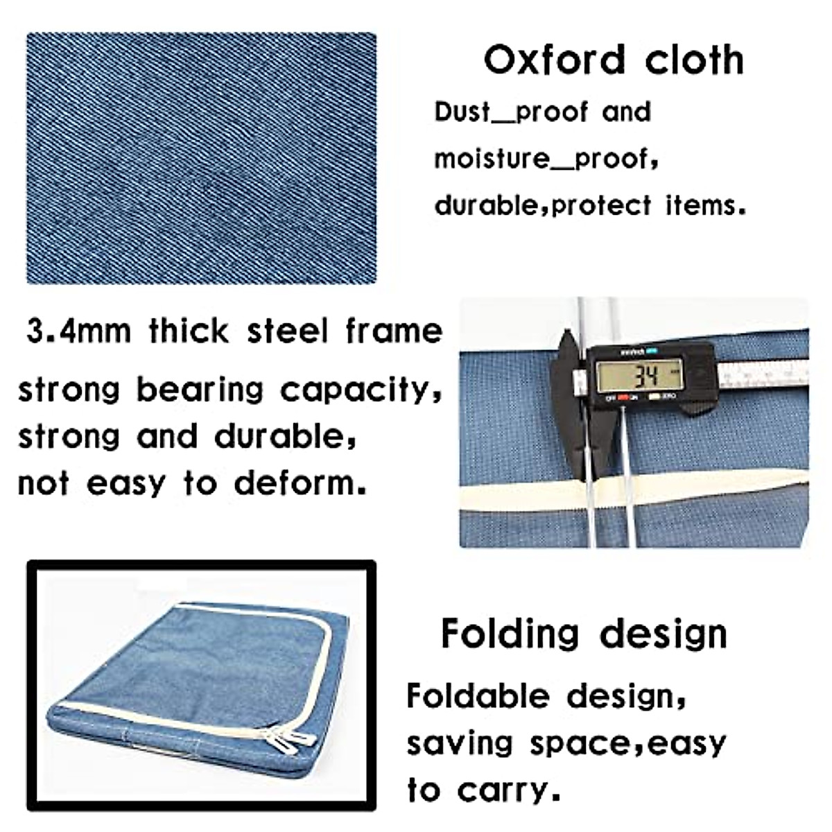 Storage Bins, Foldable,Stackable Clothes Storage Bags,clothes organizer,for Clothes With Large Clear Window Carry Handles, for Bedding, Linen, Clothes (24 L 1 Pack)