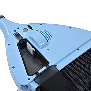 Natudeco 2 in 1 Vacuum Sweeper Multifunctional USB Charging Cordless Vacuum Broom Cleaner Household Vacuum Cleaner Cordless Sweeper for Household Bedroom