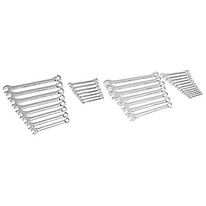 SATA 38 Piece  12 Point Combination Wrench Set | SAE 1/4" to 15/16" & Metric 6mm to 32mm |  ST08416G