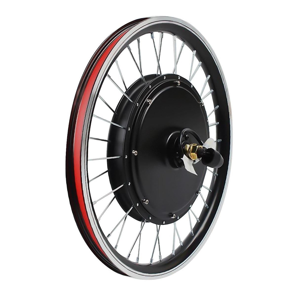 VPABES 48V 1000W Electric Bicycle Conversion Kit,20inch E-Bike Front Wheel Hub Motor Conversion Kit 50KM/H High Speed SW-810LED Display