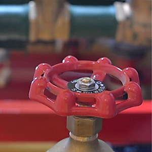 Mozeat Lens 2 Pack Outside Faucet Handles Replacement Faucet Round Wheel Handle Square Stem Hole Hose Bib Handle Cast Iron Water Spigot Handle 9/32inch x 9/32inch (7mm x 7mm)