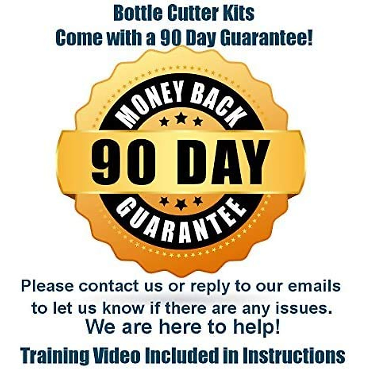 Glass Bottle Cutter Kit: Beer & Wine Bottle Cutter Tool to Make Glasses + Edge Sanding Paper & Spring-Force Technology Kit