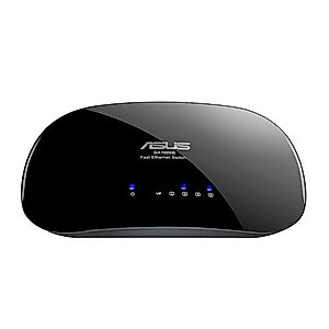 ASUS 5-Port 10/100Mbps Desktop Switch with Green Network (GX1005B/V5) (Renewed)
