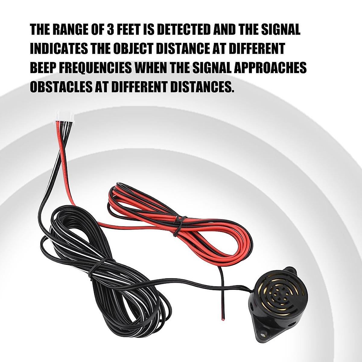 Tihebeyan Auto Electromagnetic Car Radar Sensor System, Reverse Parking Parking Reverse Backup Radar Sensor Car Electromagnetic Parking Kit