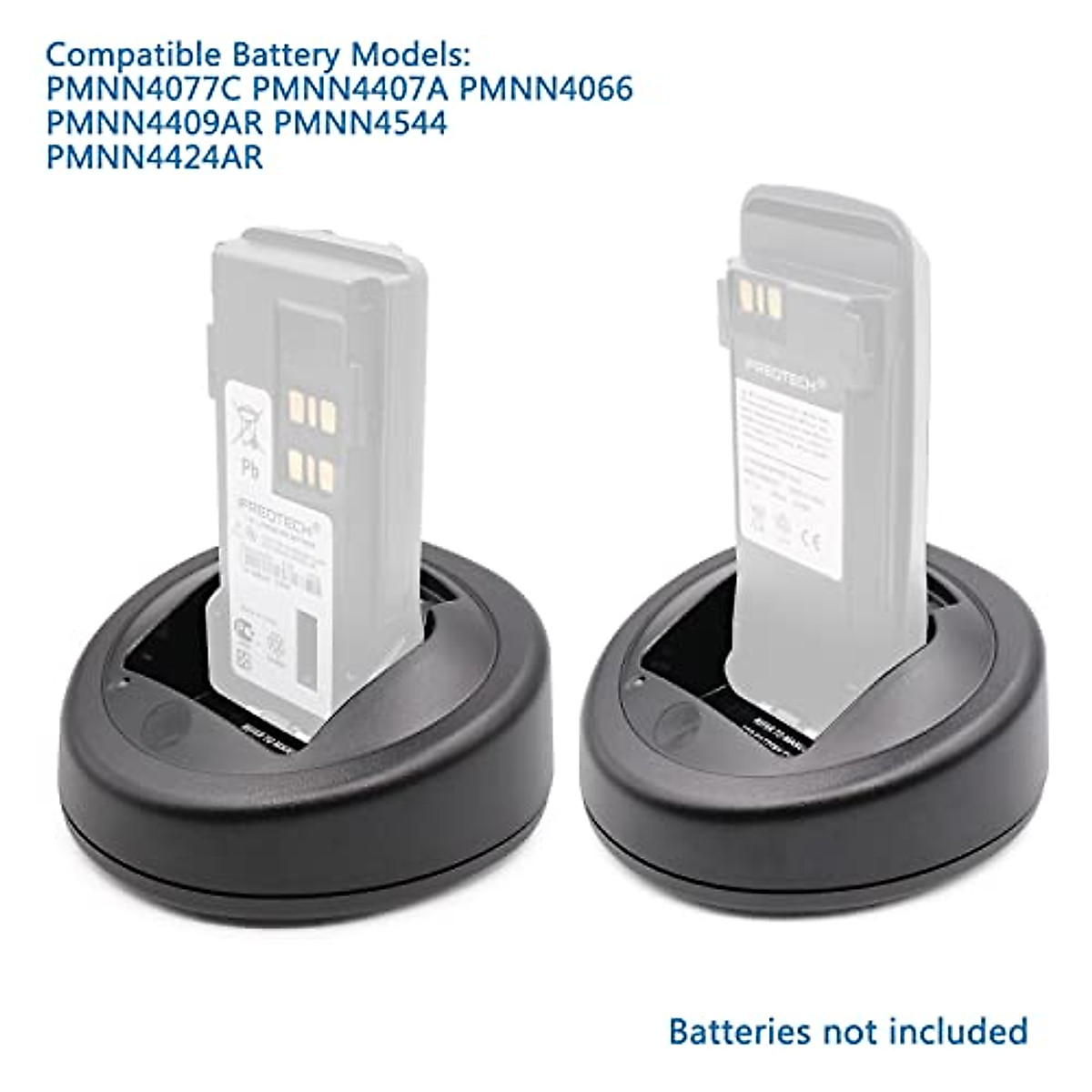 NNTN8117A NNTN8117 Battery Charger for Motorola XPR3300 XPR6550 XPR7550 XPR6500 XPR6580 XPR7350 XPR7580 XPR3500 Walkie Talkie Charger WPLN4232A WPLN4226A (NO-IMPRES)