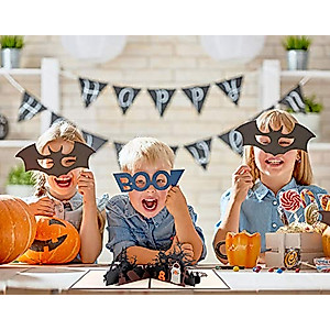 SICOHOME Halloween Greeting Card,6"x 6" 3D Halloween Castle Pop Up Greeting Card with Envelope for Kids