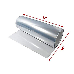 Xotic Tech Car Bumper Front Hood Headlight Clear Paint Scratch Guard Film Vinyl Wrap Sheet Protection (12" x 48")