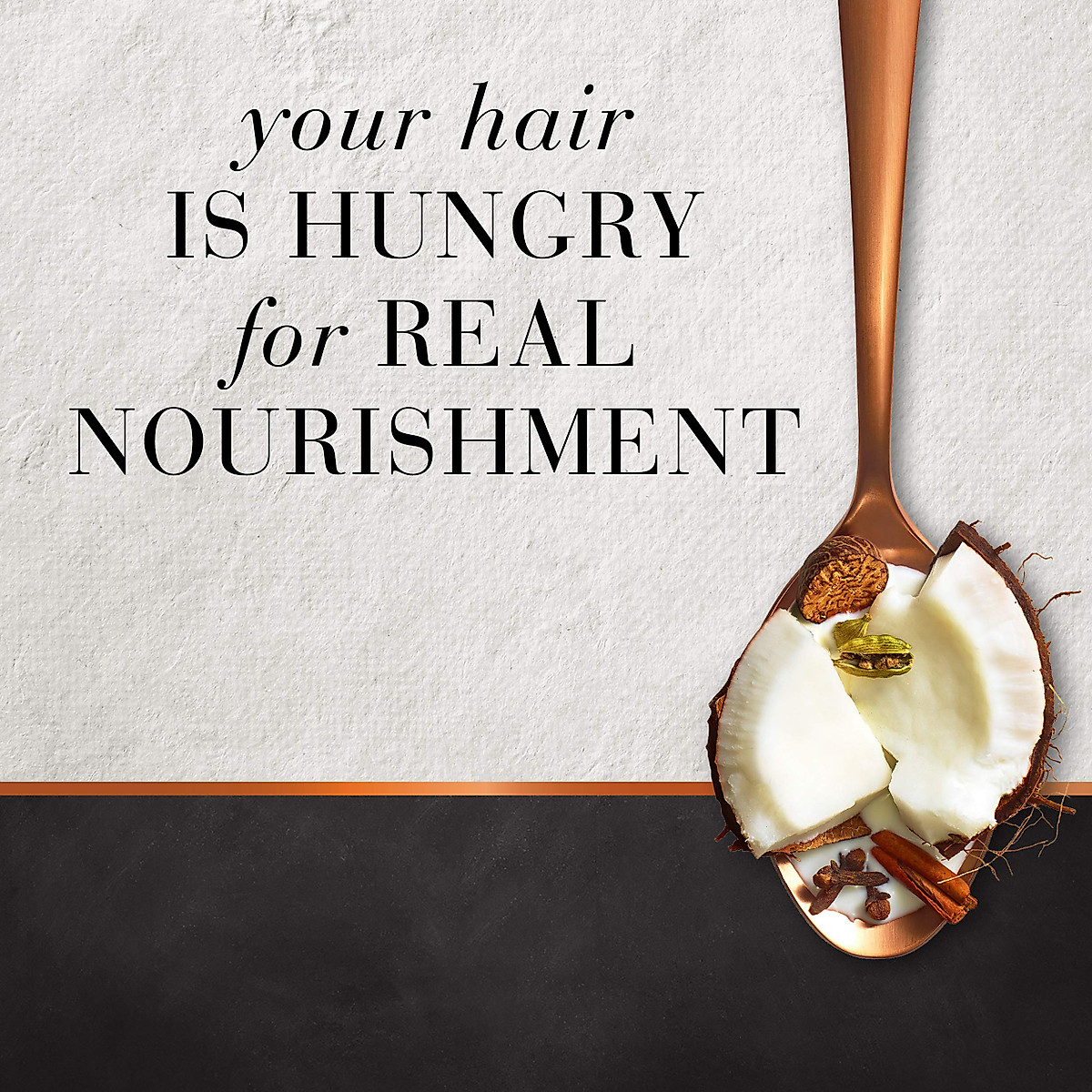 Sulfate Free Shampoo, Dye Free Nourishing Treatment, Coconut and Chai Spice, Hair Food, 17.9 FL OZ