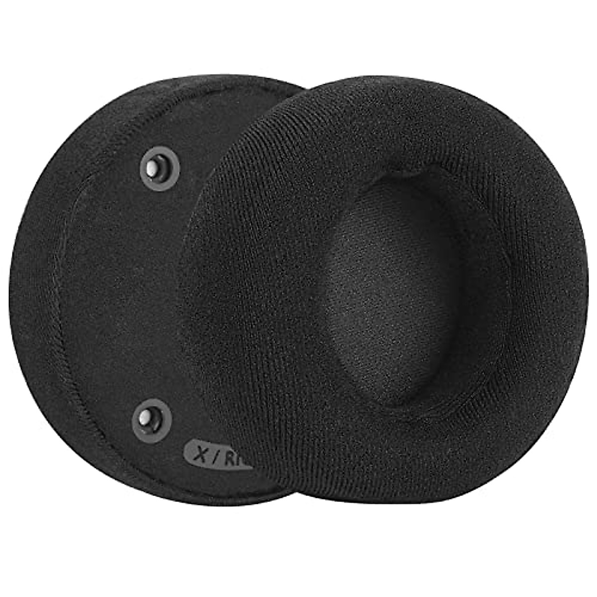 Geekria Comfort Velour Replacement Ear Pads for Philips Audio Fidelio X2HR, X1 Headphones Ear Cushions, Headset Earpads, Ear Cups Cover Repair Parts (Black)